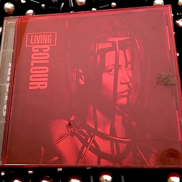 Media | Living Colour Stain Red Case Cd | Poshmark